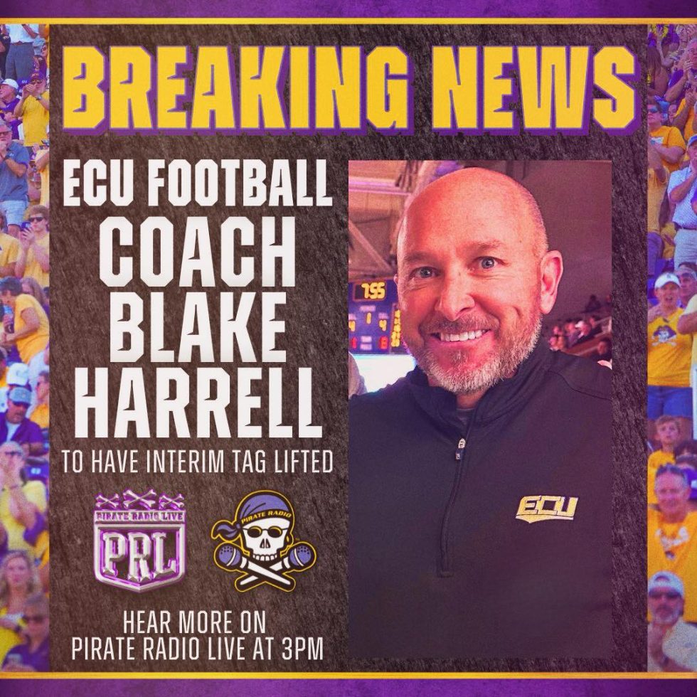 PRL: Oh what a victory Monday it is for ECU football, Blake Harrell ...