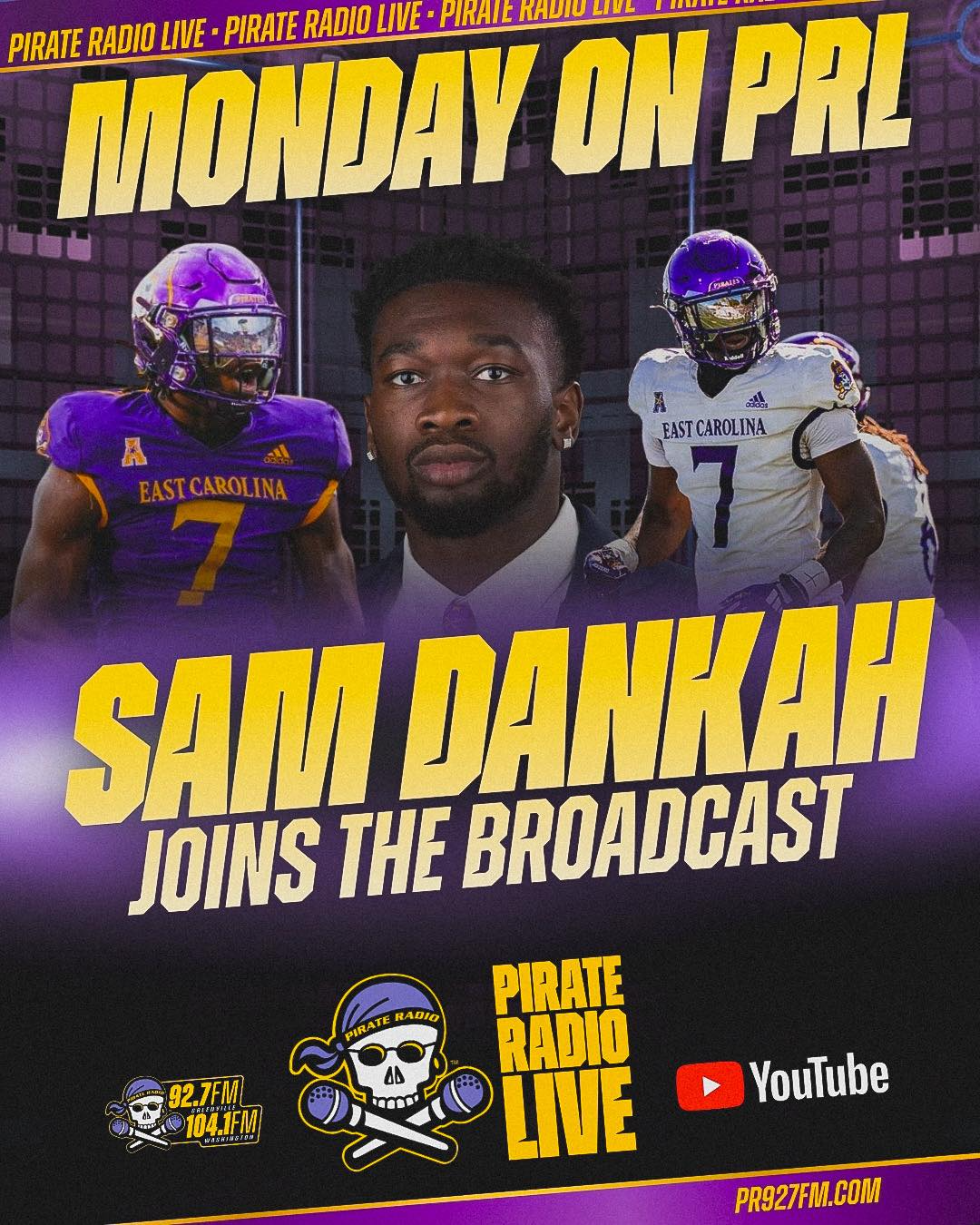 PRL Monday: ECU baseball media day, former football star Sam Dankah ...